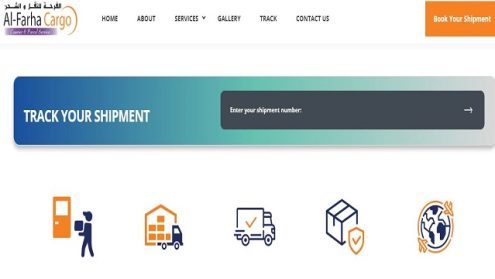 Al Farha Cargo Tracking - Courier Location